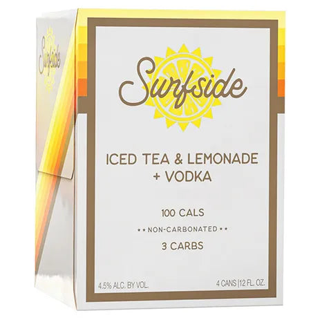 Surfside Iced Tea And Lemonade Vodka Cocktail 4Pack/355ml each - Liquor ...