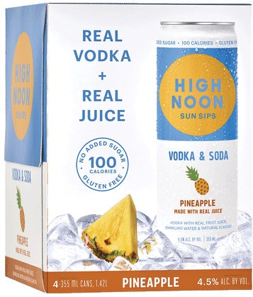 High Noon Sun Sips Pineapple Hard Seltzer - Liquor Store New York